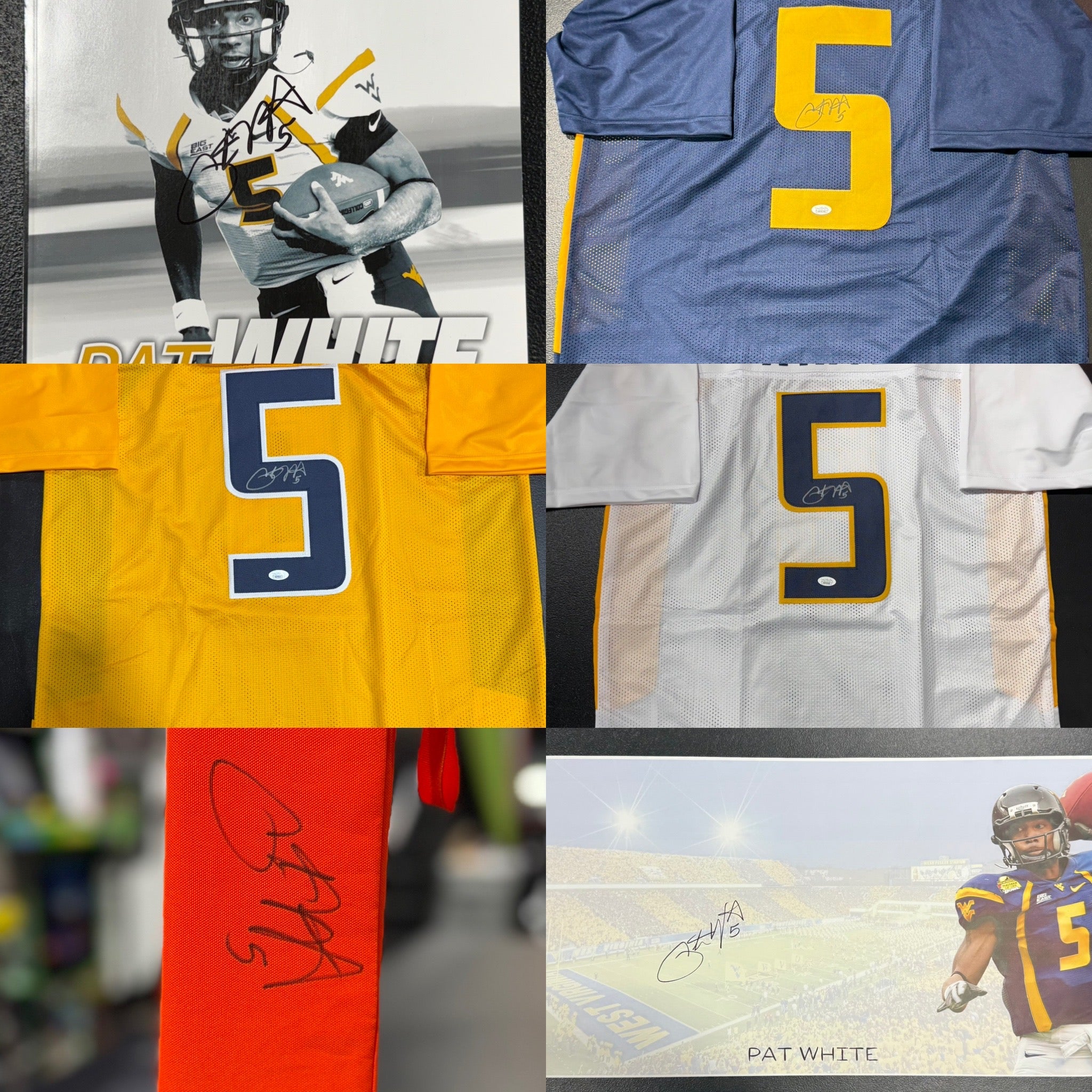 Pat White Autograph Collection West Virginia Football – Clubhouse Cards